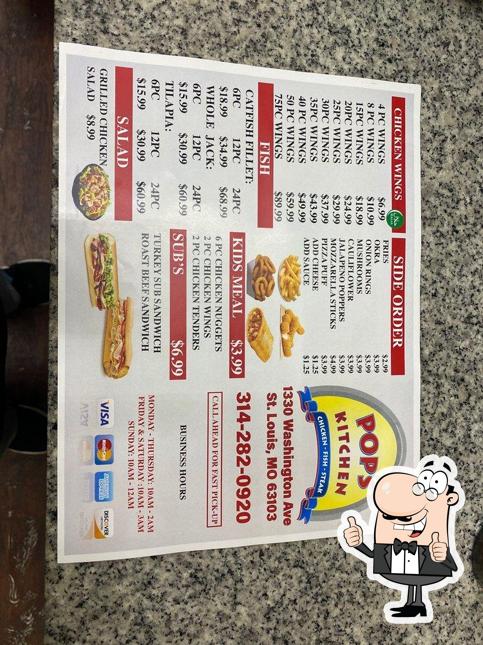 Pops Kitchen Downtown, 1330 Washington Ave in St. Louis - Restaurant ...