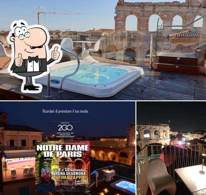 Terrazza Arena Sky Lounge Bar, Verona - Menu e recensioni del ristorante