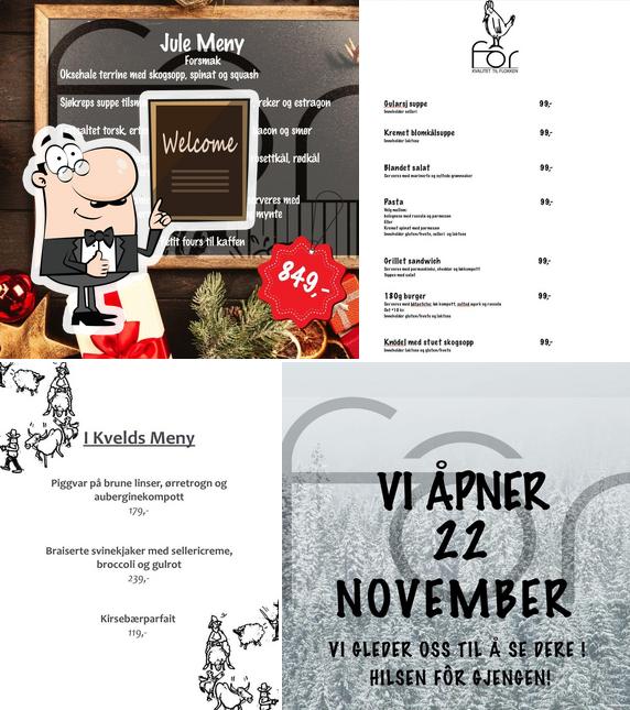 Fôr, Ringebu - Restaurant menu, prices and reviews