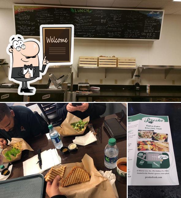 Presko, DuBois - Restaurant menu, prices and reviews
