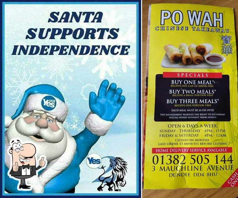PO Wah, Dundee - Restaurant menu, prices and reviews