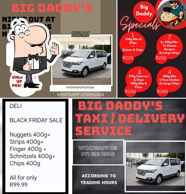 Big Daddy's Restaurant Mosselbay, Mossel Bay - Restaurant menu, prices ...