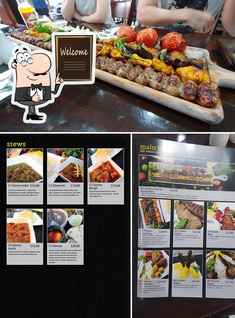 Zeitoon Restaurant, Moorooka - Restaurant menu, prices and reviews