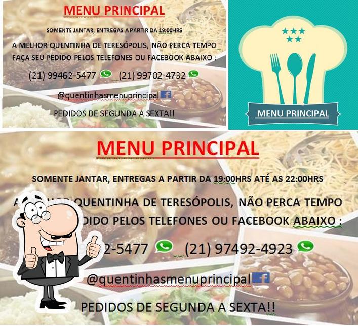 Menu Principal - Menu do restaurante, preços e opiniões