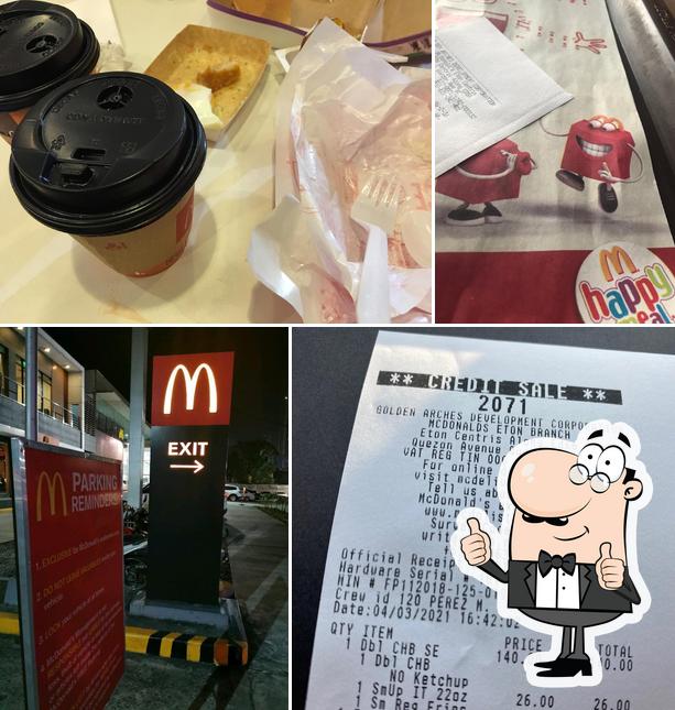 McDonald’s fast food, Quezon City, Eton Centris - Restaurant menu and ...