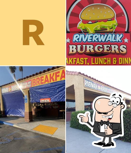 Riverwalk burgers and grill in Riverside - Restaurant menu and reviews