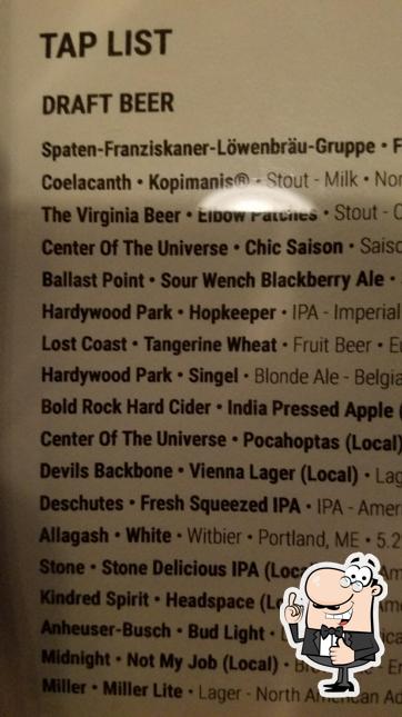 Industrial Taphouse in Ashland - Restaurant menu and reviews