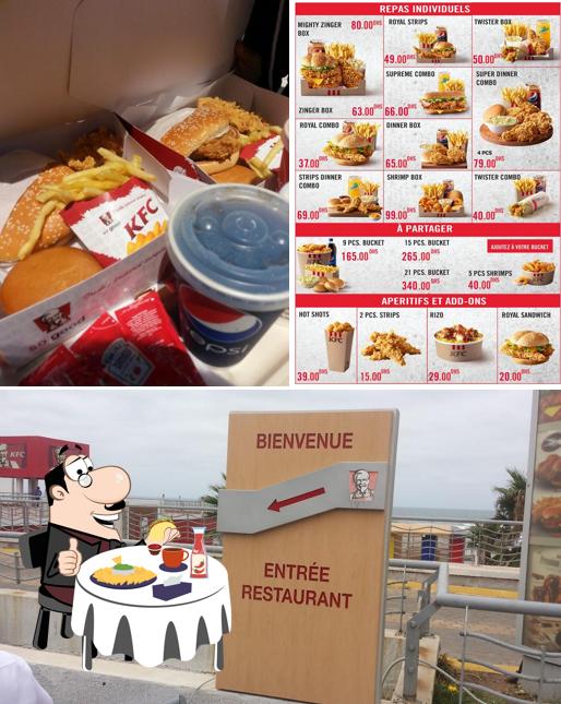 KFC restaurant, Casablanca, Bd de l'Océan Atlantique - Restaurant menu ...