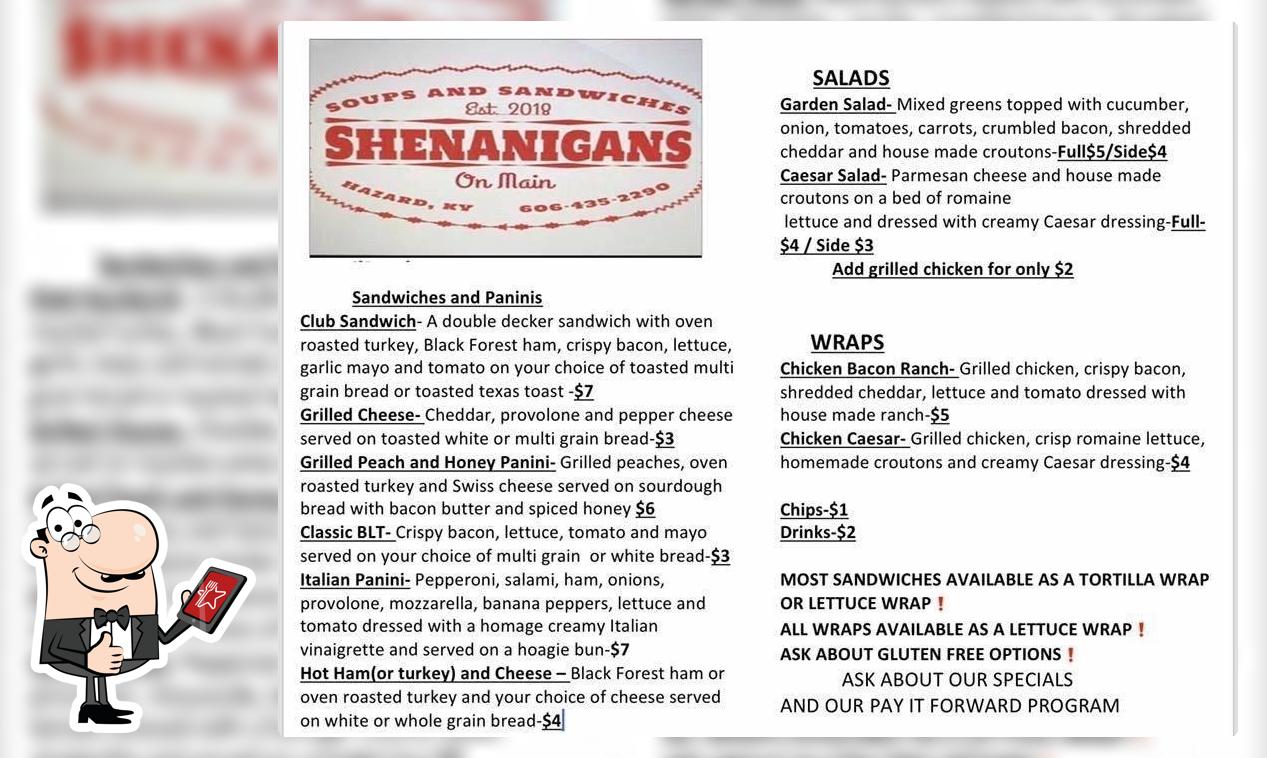 Shenanigans in Hazard - Restaurant reviews