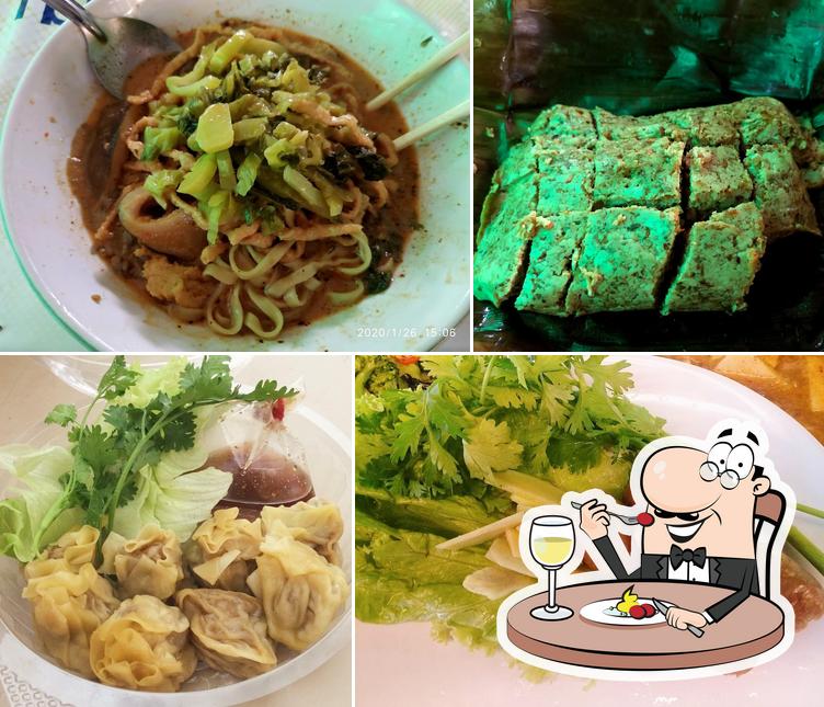 Vegan and vetgetarian restaurant by Somjan, Lampang