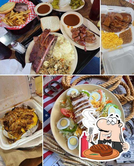 Hungry Farmer Bar-B-Q, 1503 N Loop W in Houston - Restaurant menu and ...
