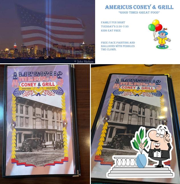 Americus Coney & Grill, Milford Charter Township - Restaurant menu ...