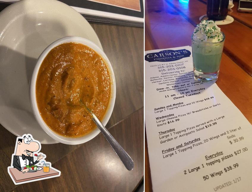 Carson's Pizzeria & Bar in Adams Center - Restaurant menu and reviews