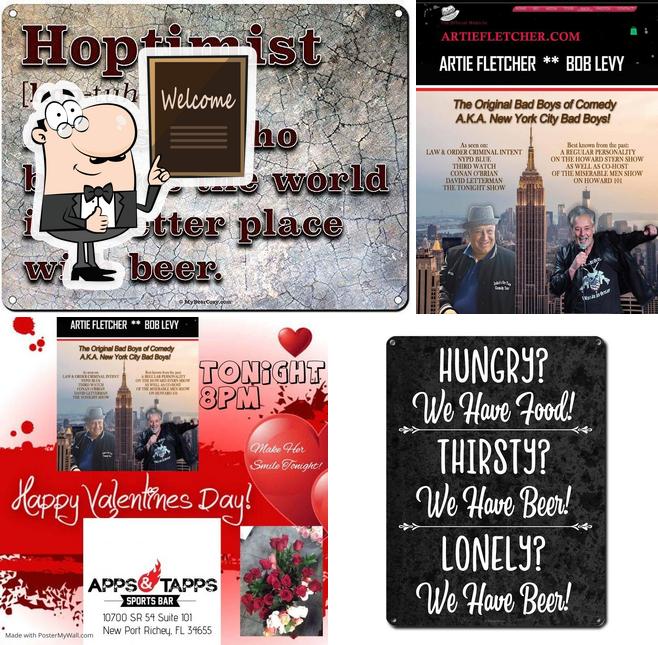 Apps & Tapps Trinity, Trinity - Restaurant menu, prices and reviews