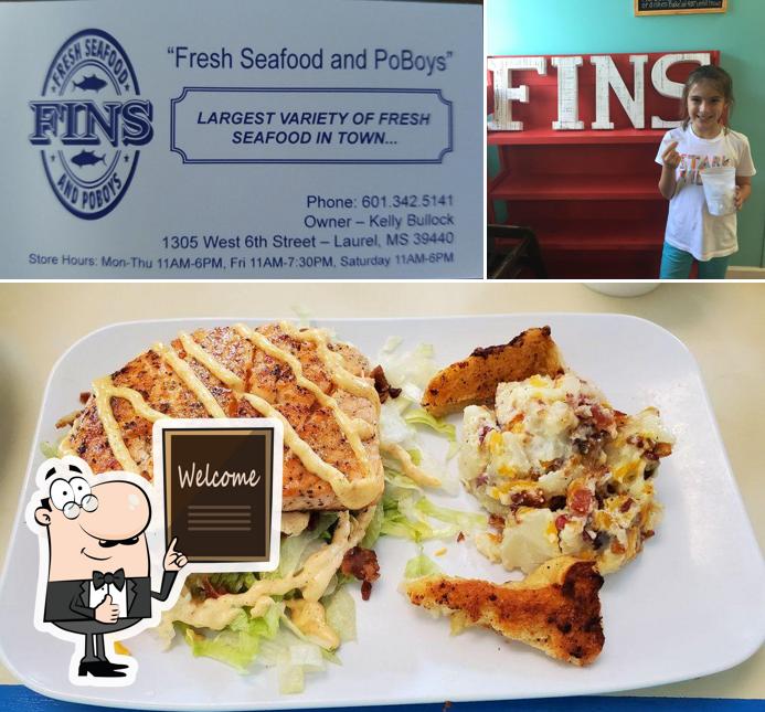 Fins Fresh Seafood and Po Boys in Laurel - Restaurant menu and reviews