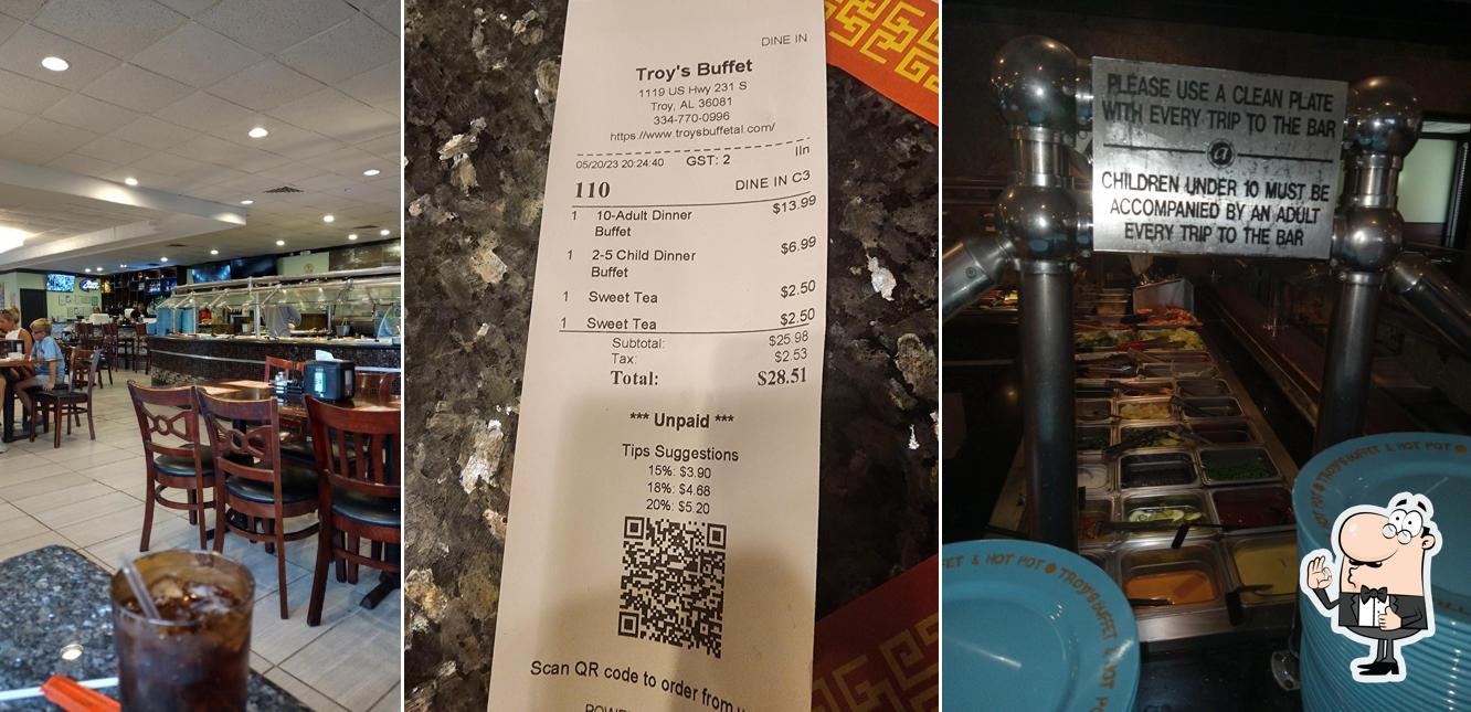 Troy's Buffet, Troy - Restaurant menu, prices and reviews