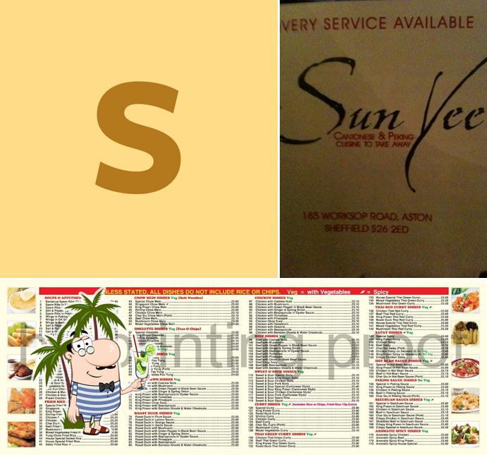 Sun Yee, 185 Worksop Rd in Sheffield - Restaurant menu and reviews