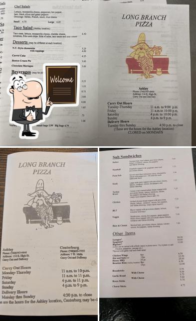 Long Branch Pizza, Ashley - Restaurant menu, prices and reviews