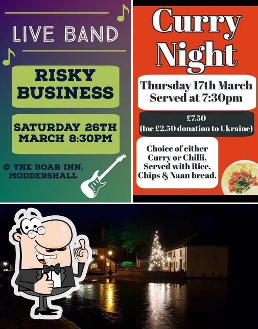 The Boar Inn, Stone - Restaurant menu, prices and reviews