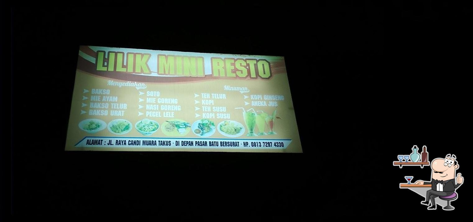 Lilik Mini Resto Batu Bersurat - Restaurant menu, prices and reviews