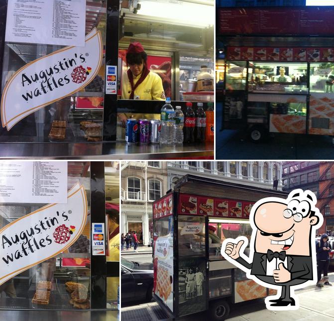 Augustin's Waffles Cart in West New York