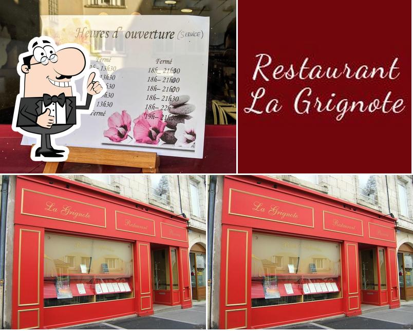 RESTAURANT LA GRIGNOTE, La Chartre-sur-le-Loir - Menu du restaurant ...