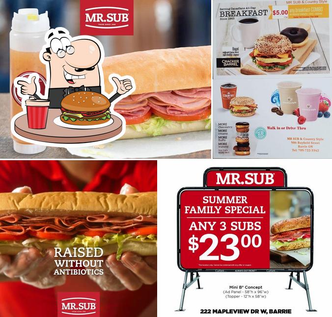 Mr.Sub, 222 Mapleview Street West Unit 1 in Barrie - Restaurant menu ...