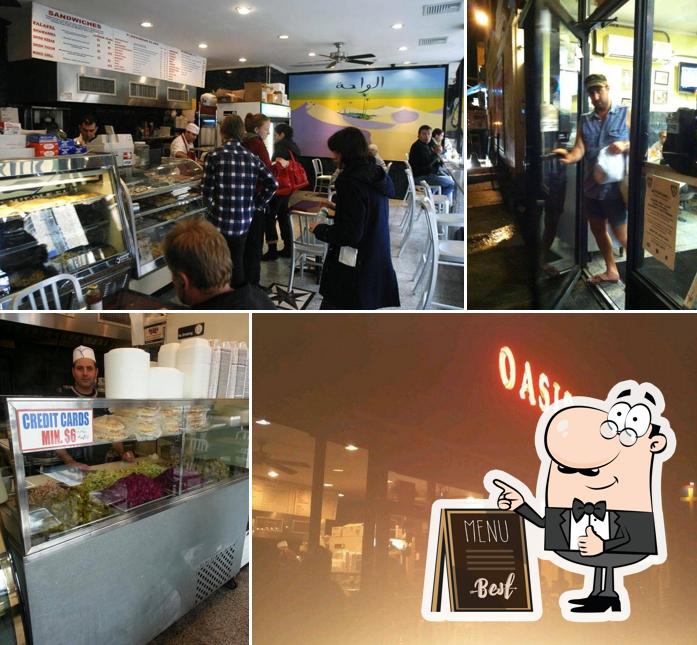 Oasis Falafel, 161 N7 street in New York City