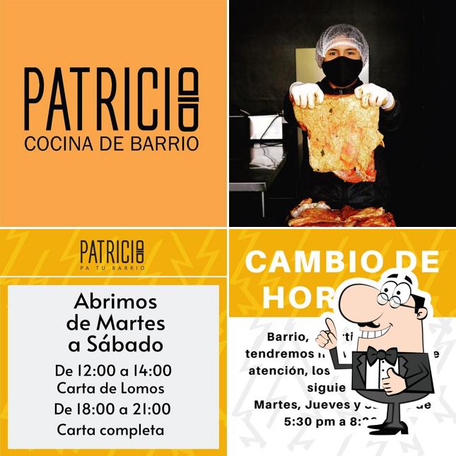 Patricio cocina de barrio, Victor Larco Herrera - Menú del restaurante ...
