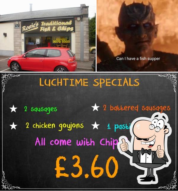 Rosie's Fish & Chips Gilnahirk, Belfast - Restaurant menu, prices and ...