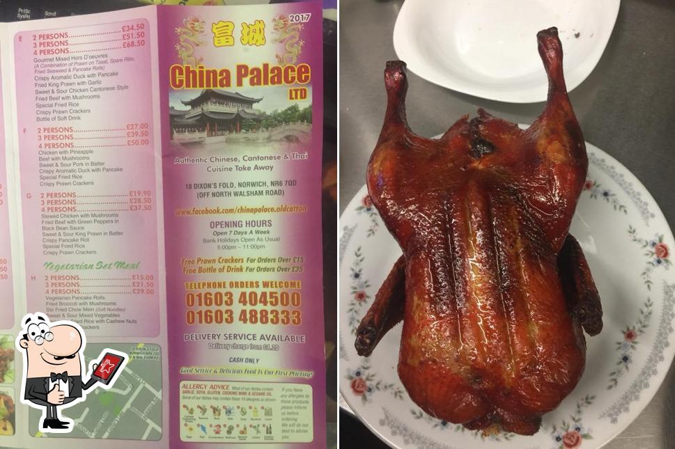 China Palace NR6 Ltd, Norwich - Restaurant menu, prices and reviews