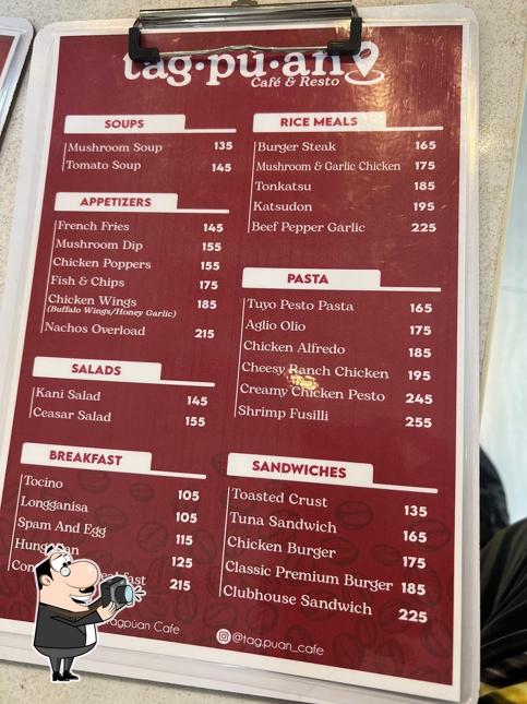 Tagpùan Café, Santiago - Restaurant menu, prices and reviews