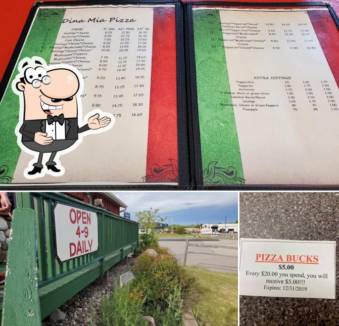 Rhinelander Dina Mia Pizza, Rhinelander - Restaurant menu, prices and ...