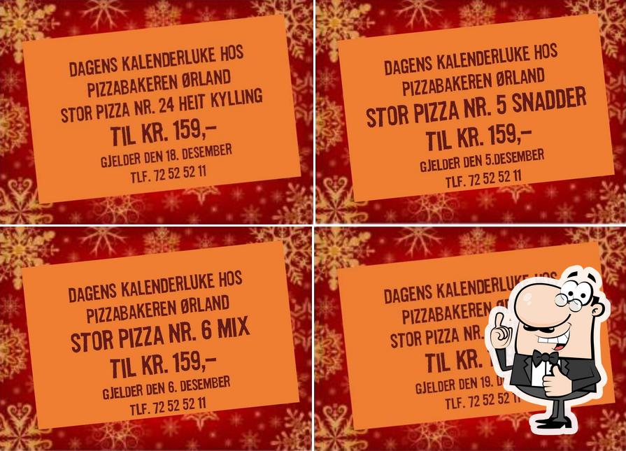 Pizzabakeren Ørland pizzeria, Brekstad - Restaurant menu and reviews
