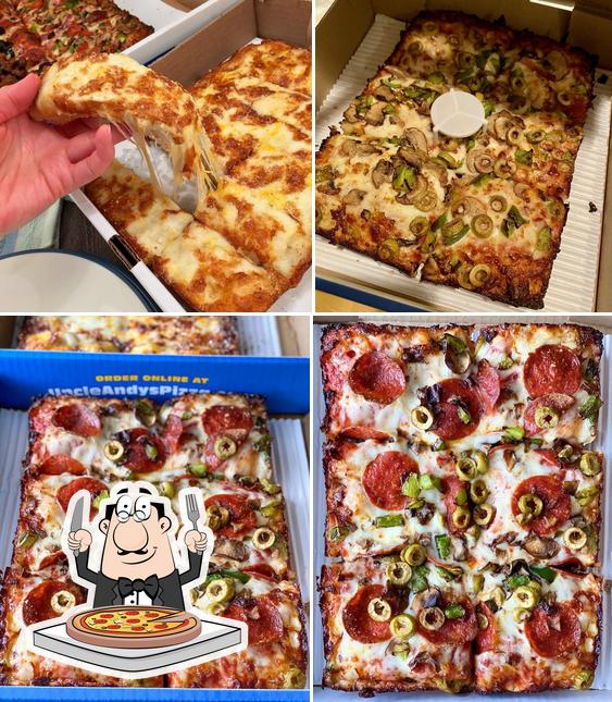 Uncle Andy's Pizza, 28957 Woodward Ave in Berkley - Restaurant menu and ...