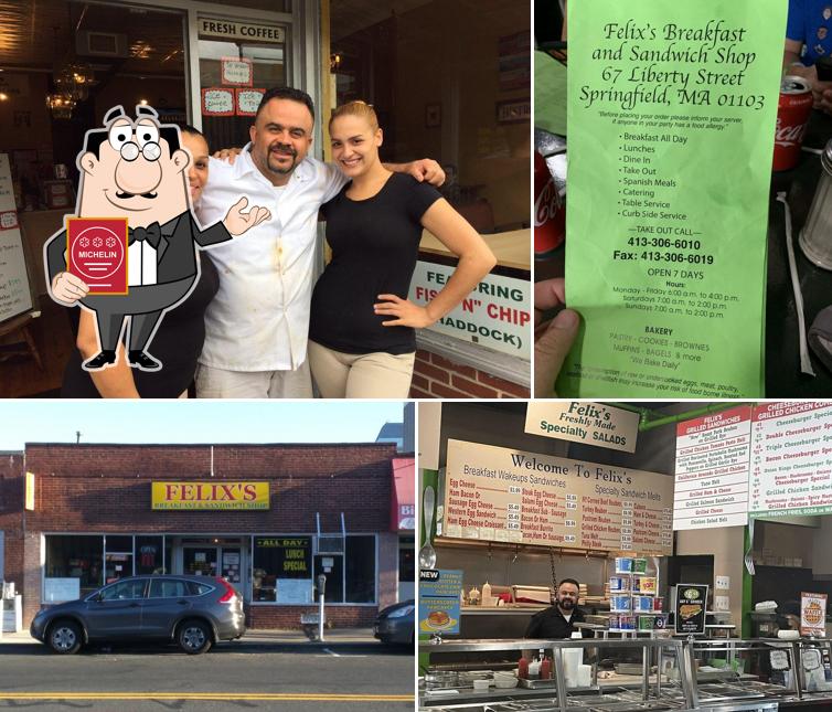 Felix's Breakfast & Sandwich Shop, Springfield - Restaurant menu ...