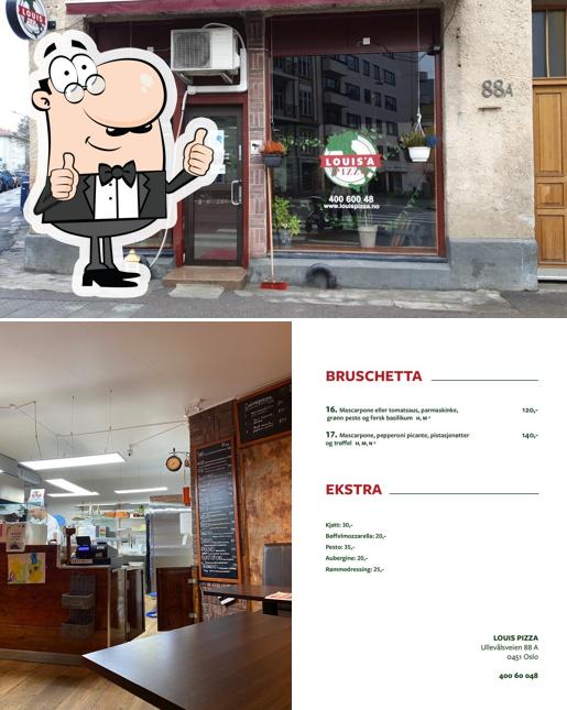 Louis pizza Ullevåls veien 88 pizzeria, Oslo - Restaurant menu and reviews