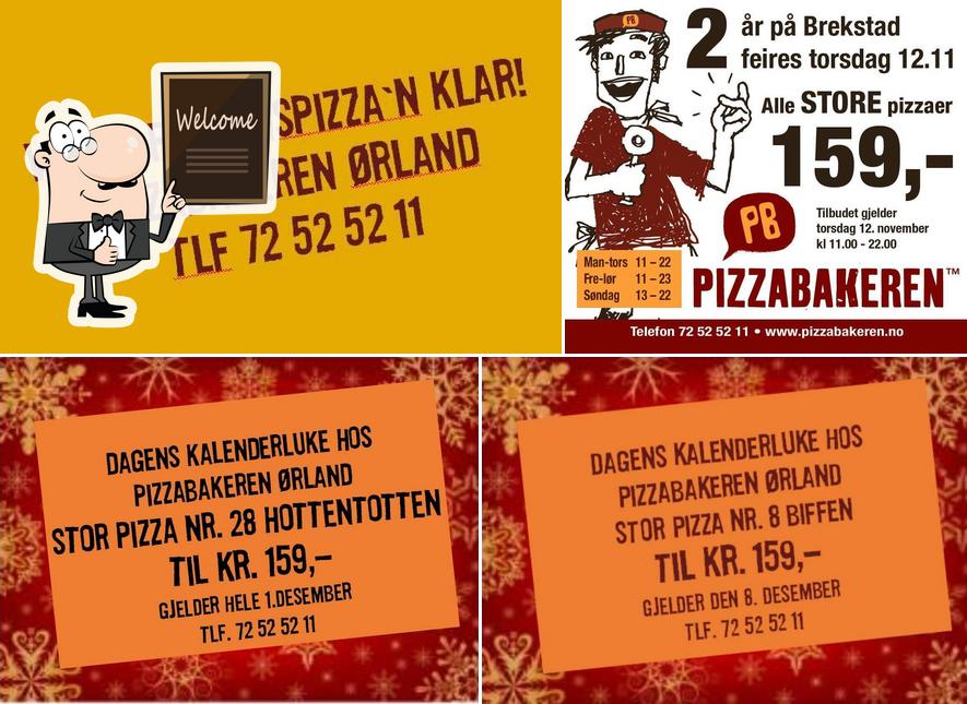 Pizzabakeren Ørland pizzeria, Brekstad - Restaurant menu and reviews