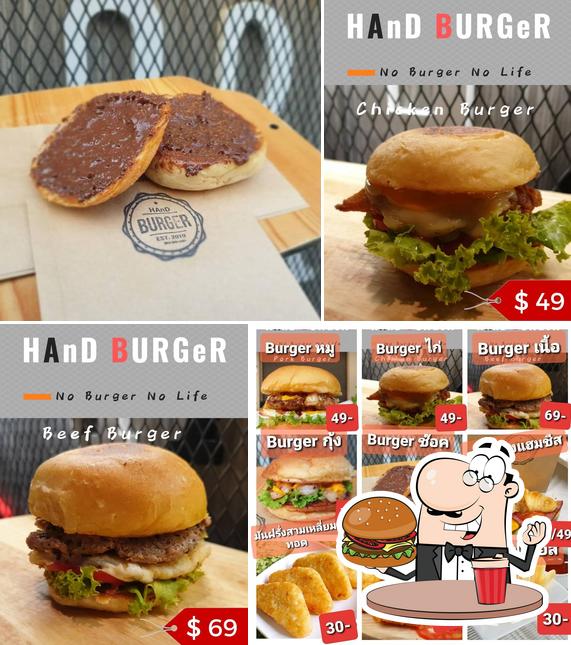 Hand Burger restaurant, Sisa Chorakhe Noi