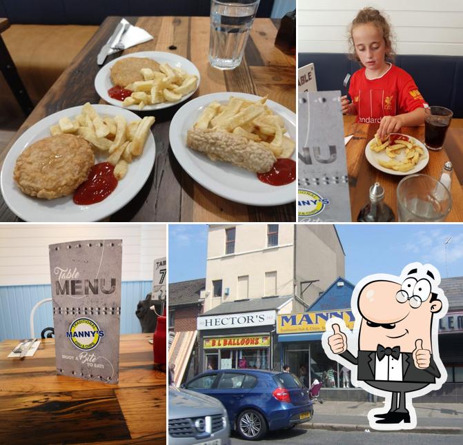 Manny's Fish and Chips, 241 Antrim Rd in Belfast - Restaurant menu and ...