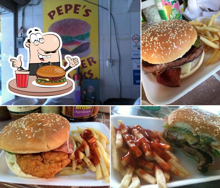 Pepe's burger snacks Cuando usted la prueba lo comprueba, La mejor ...
