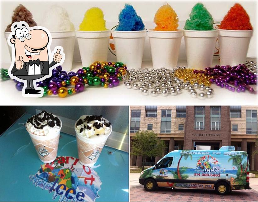 Parrot Icee in Plano - Restaurant menu