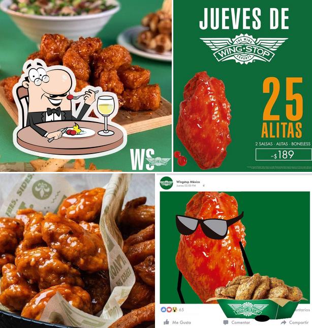 Wingstop Plaza Qú restaurant, Monterrey, Av. Paseo de Cumbres 2001 ...