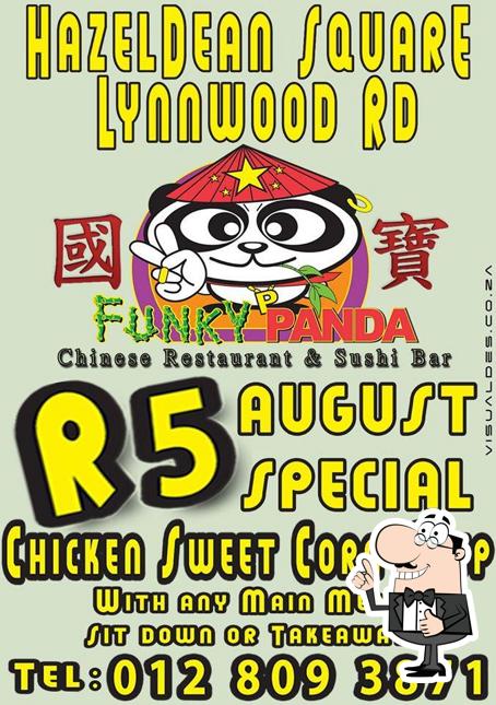 Funky Panda Chinese Food & Sushi Bar, Pretoria - Restaurant menu ...