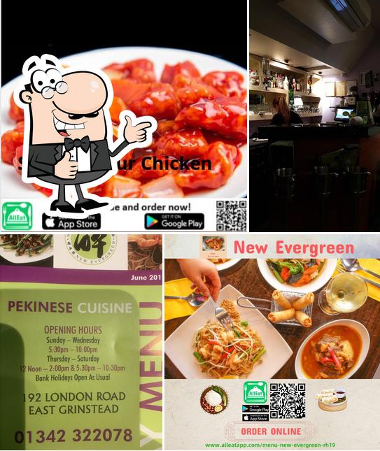 New Evergreen, East Grinstead - Restaurant menu, prices and reviews