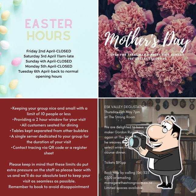 The Strong Room in Feilding - Restaurant menu and reviews