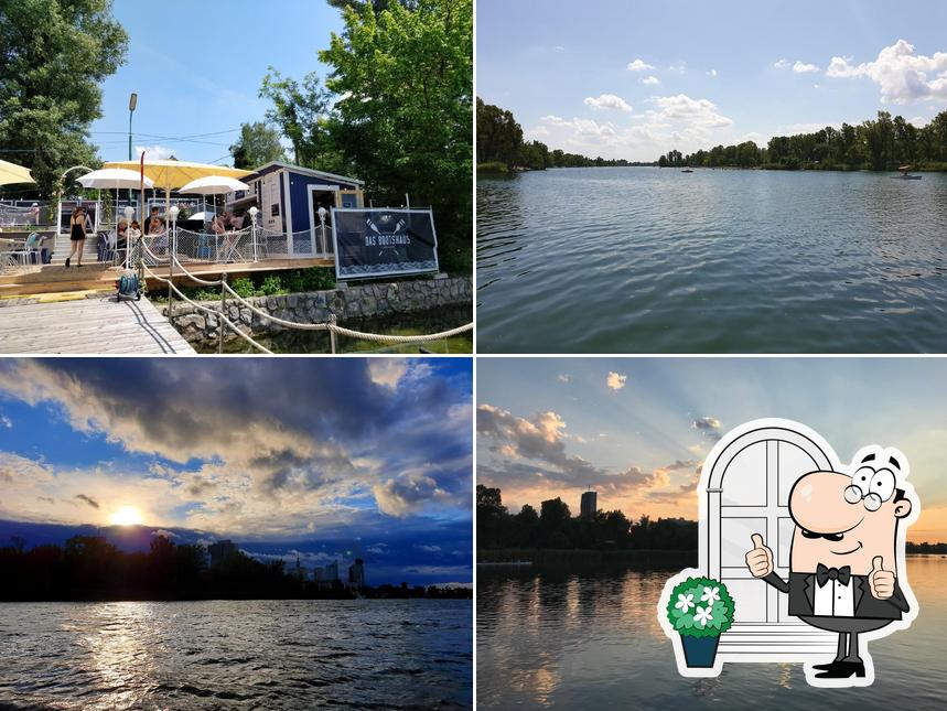 Das Bootshaus restaurant, Vienna, An der unteren Alten Donau 61 ...