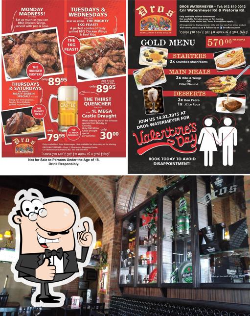 Dros Watermeyer restaurant, Pretoria, 1 - Restaurant menu and reviews
