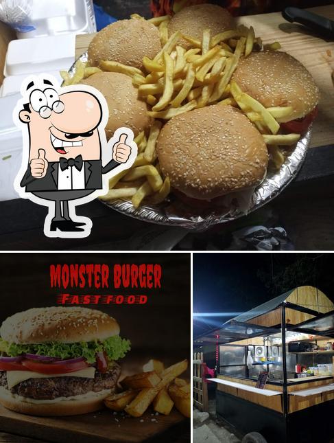Monster Burger fast food, Palmar Arriba