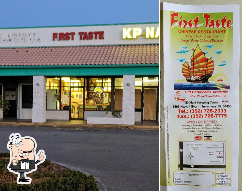 First Taste Chinese Restaurant, Inverness - Restaurant menu, prices and ...